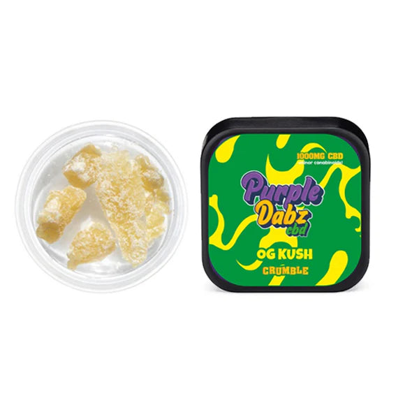 Purple Dabz by Purple Dank 1000mg CBD Crumble - OG Kush (BUY 1 GET 1 F